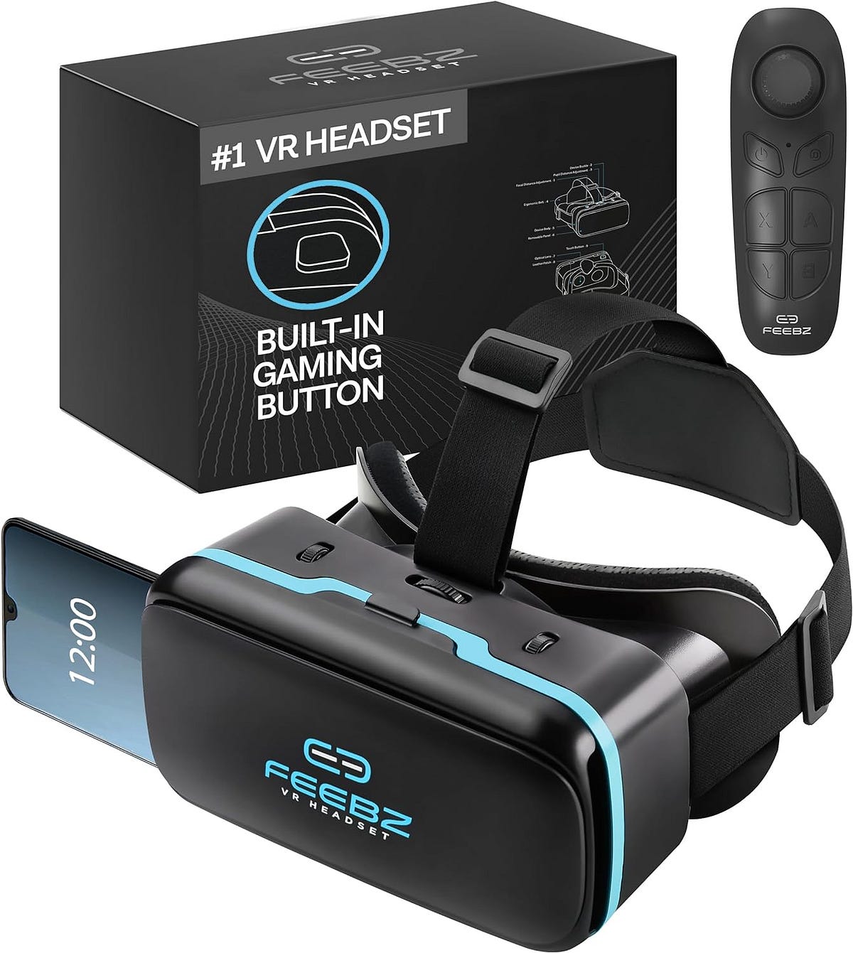VR Headset for iPhone & Android + Android Remote — for Kids | with ...