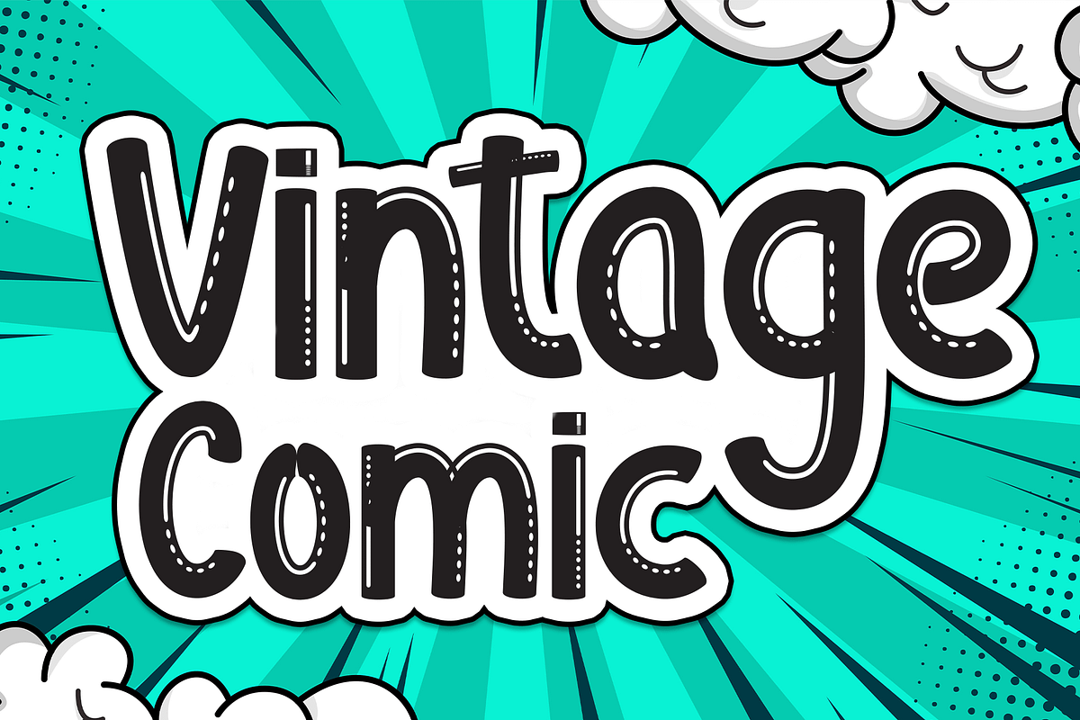 Vintage Comic Font - Teachinnovator - Medium