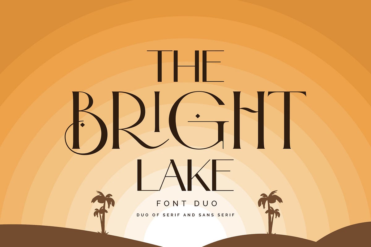 The Bright Lake Duo Font Free | by Victoria Grace | May, 2024 | Medium