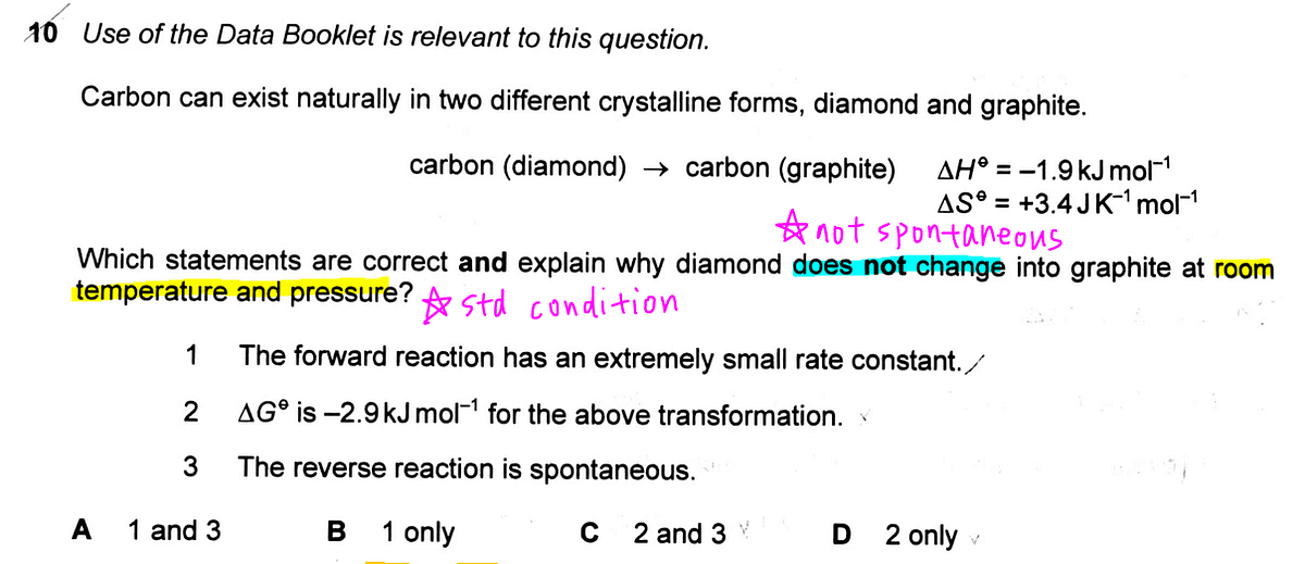 A Level Chemistry 2017 Paper 1 Question 10 Solution — Exclusive | by ...