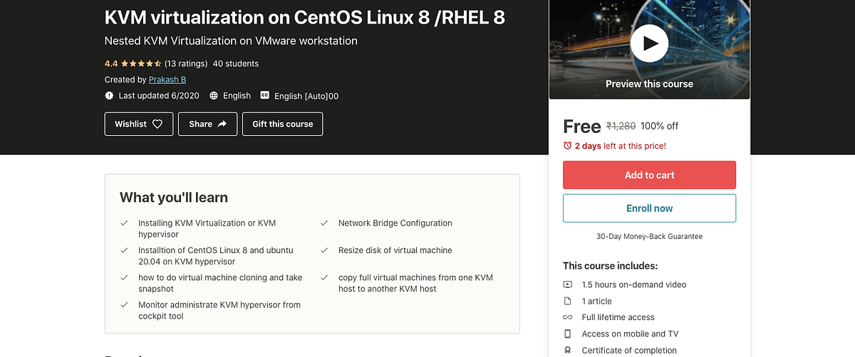 KVM virtualization on CentOS Linux 8 /RHEL 8 | by FresherCooker.in | FresherCooker | Medium