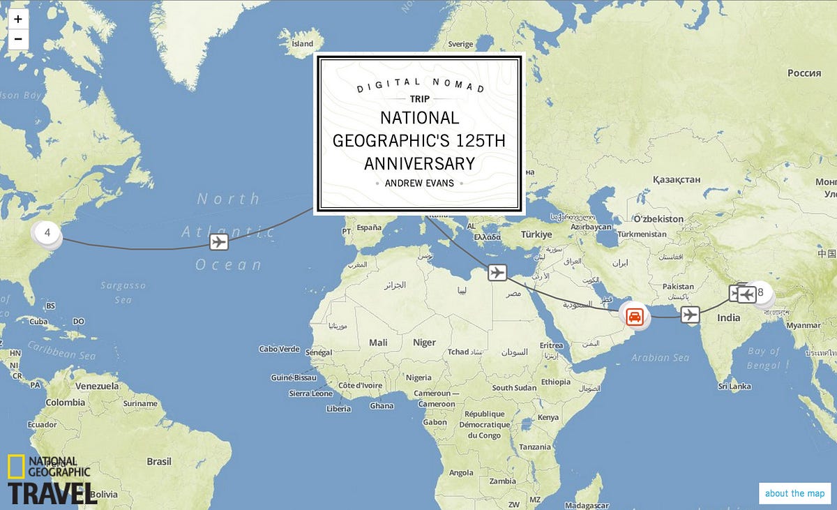 National Geographic Uses MapBox to Track Their Digital Nomad | by ...