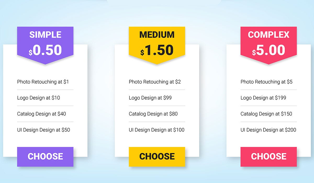 Graphic Design Price List: Affordable Rates for Stunning Designs | by ...