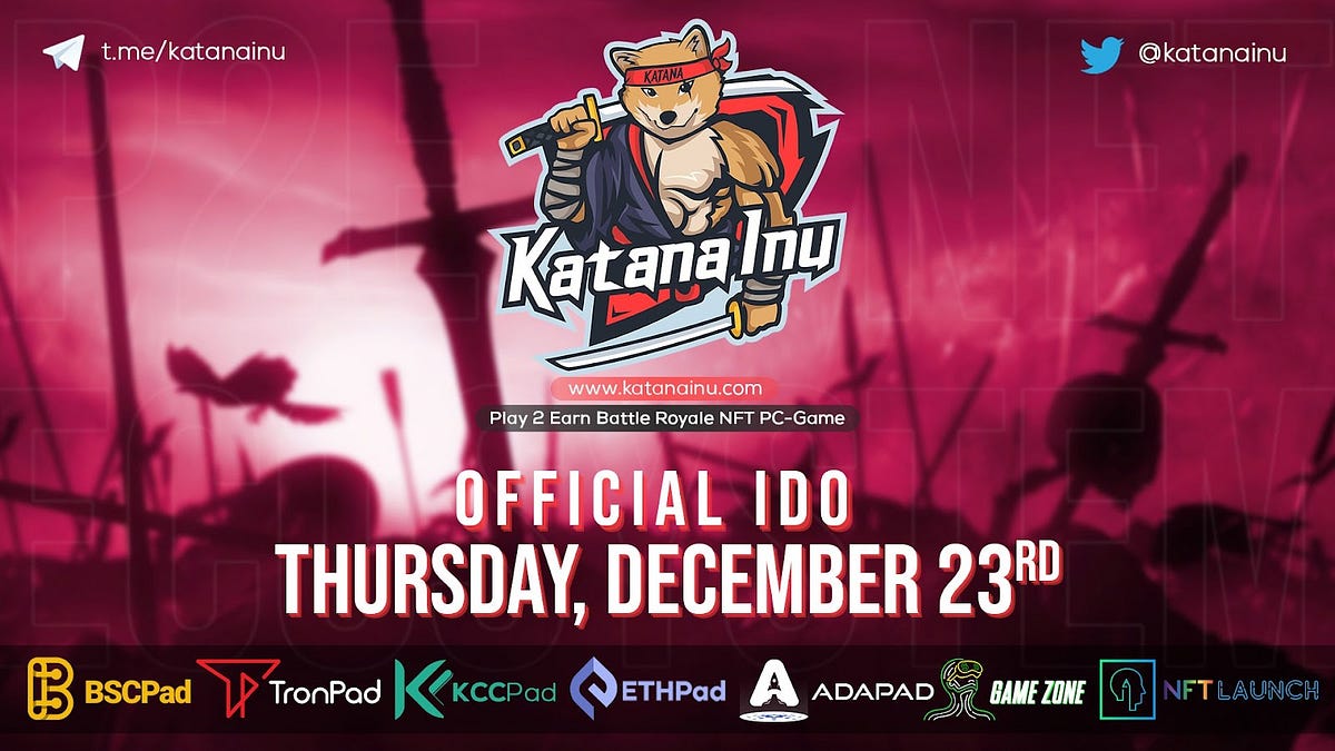 Katana Inu ($KATA) — The PvE game driven by DeFi and NFTs built on ...