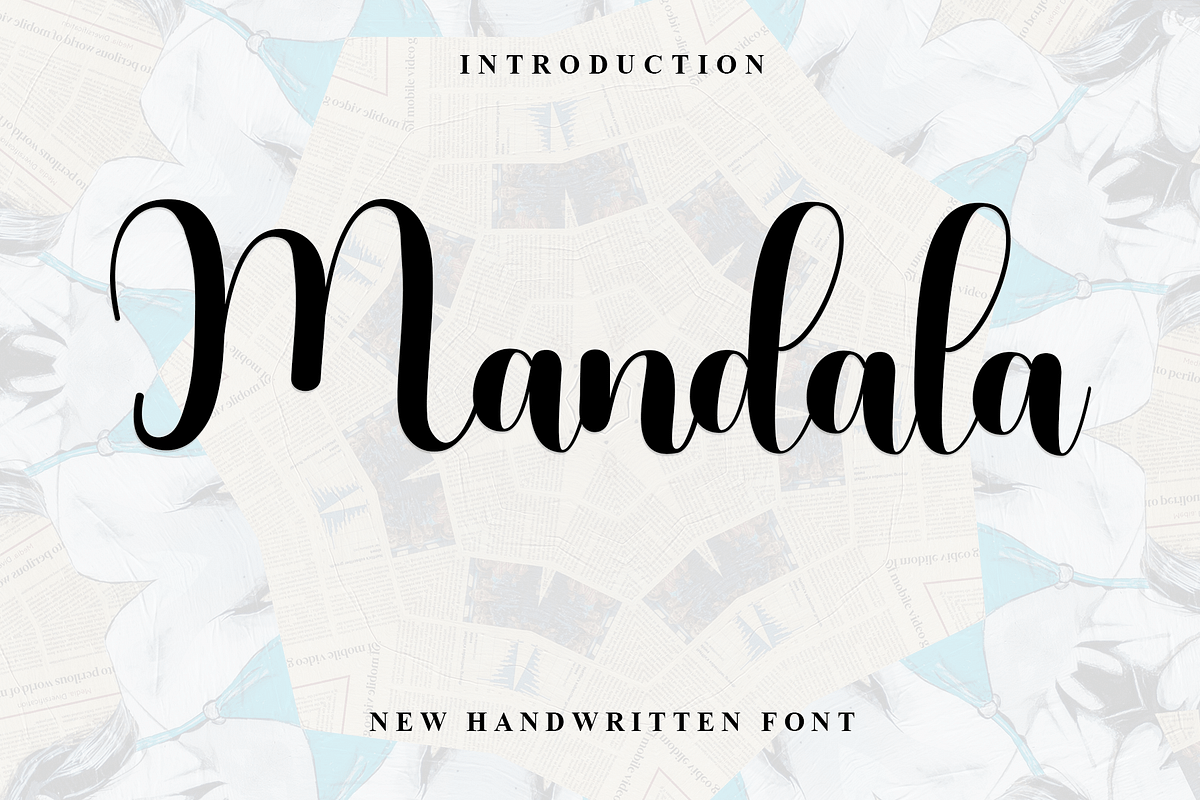 Mandala Font (Script Fonts) | by Vectorval | Medium