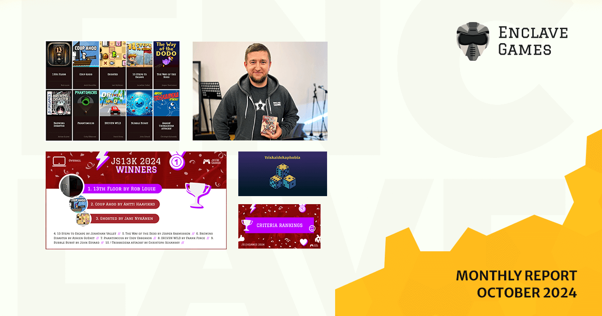 Enclave Games Monthly Report: October 2024 | by Andrzej Mazur | Medium