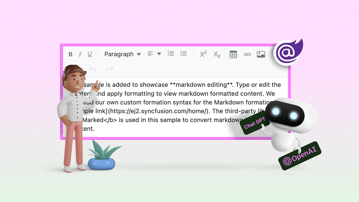 Simple Steps to Integrate OpenAI (ChatGPT) with the Syncfusion’s Blazor Rich Text Editor | by ...