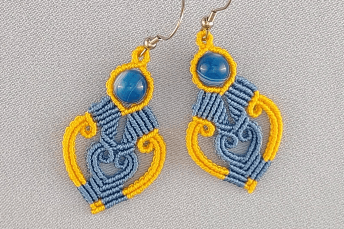 Micro Macrame Earrings (Macrame Patterns) | by Craftycarla | Apr, 2024 ...