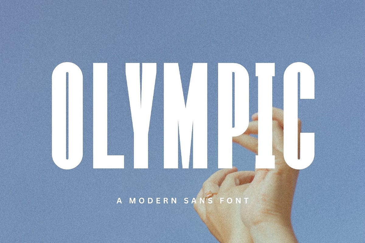 Olympic Font - Chloechroma - Medium