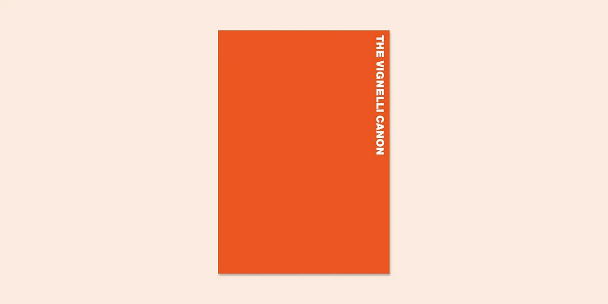 The Vignelli Canon · Massimo Vignelli · 2010 | by Andrew Clark | Nov ...