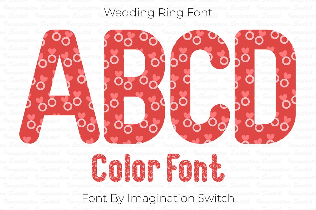 Wedding Ring Font OTF | by Gracegrid | Apr, 2024 | Medium