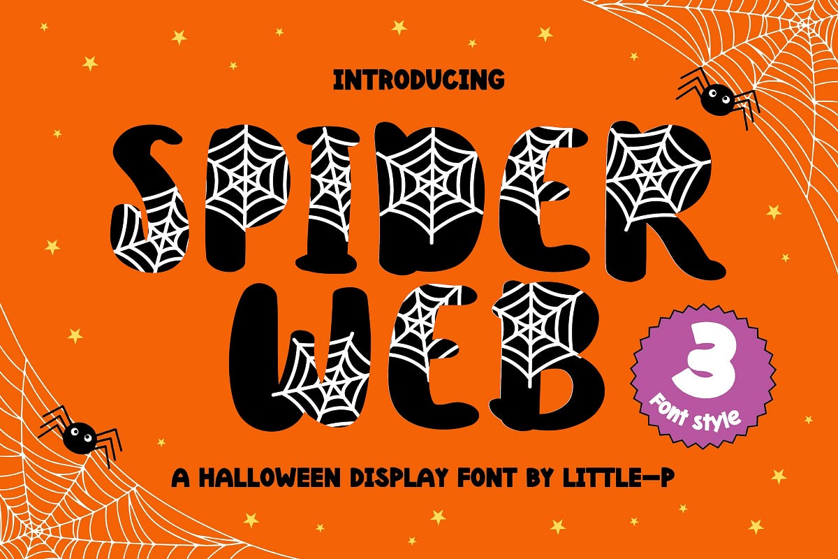 Spider Web Font | by Miamirabilis | Jul, 2024 | Medium