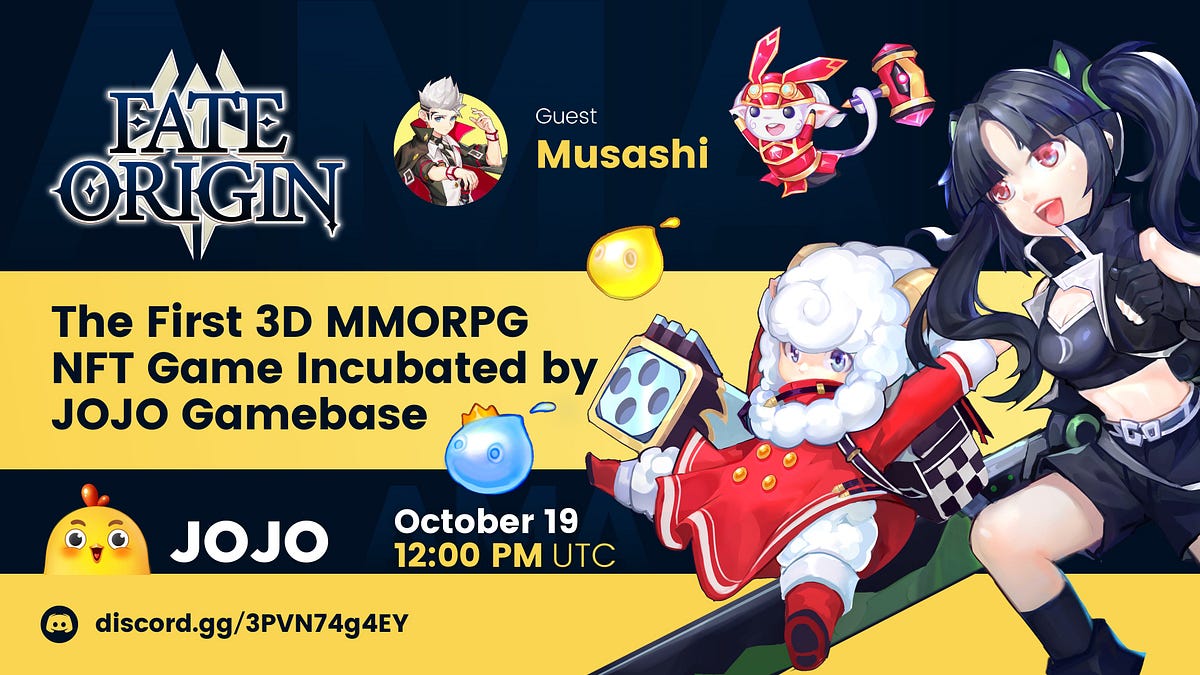 FateOrigin AMA Recap (FateOrigin & JOJO) | by Fate | Medium