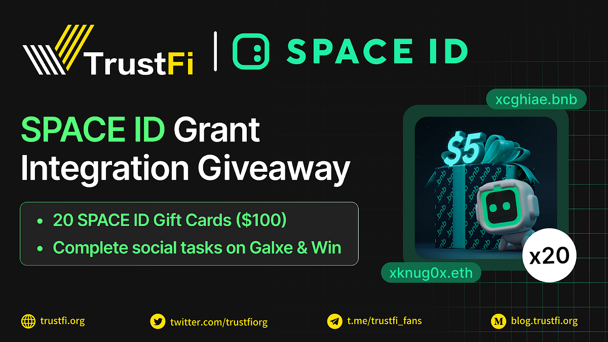 TrustFi and the Future: Celebrating Our Grant from the SPACE ID Program | by Robert Crypp | Aug ...