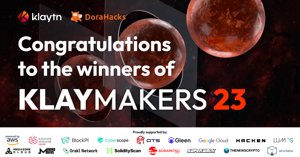 Congratulations to the winners of Klaymakers23! | by Klaytn | Klaytn | Medium