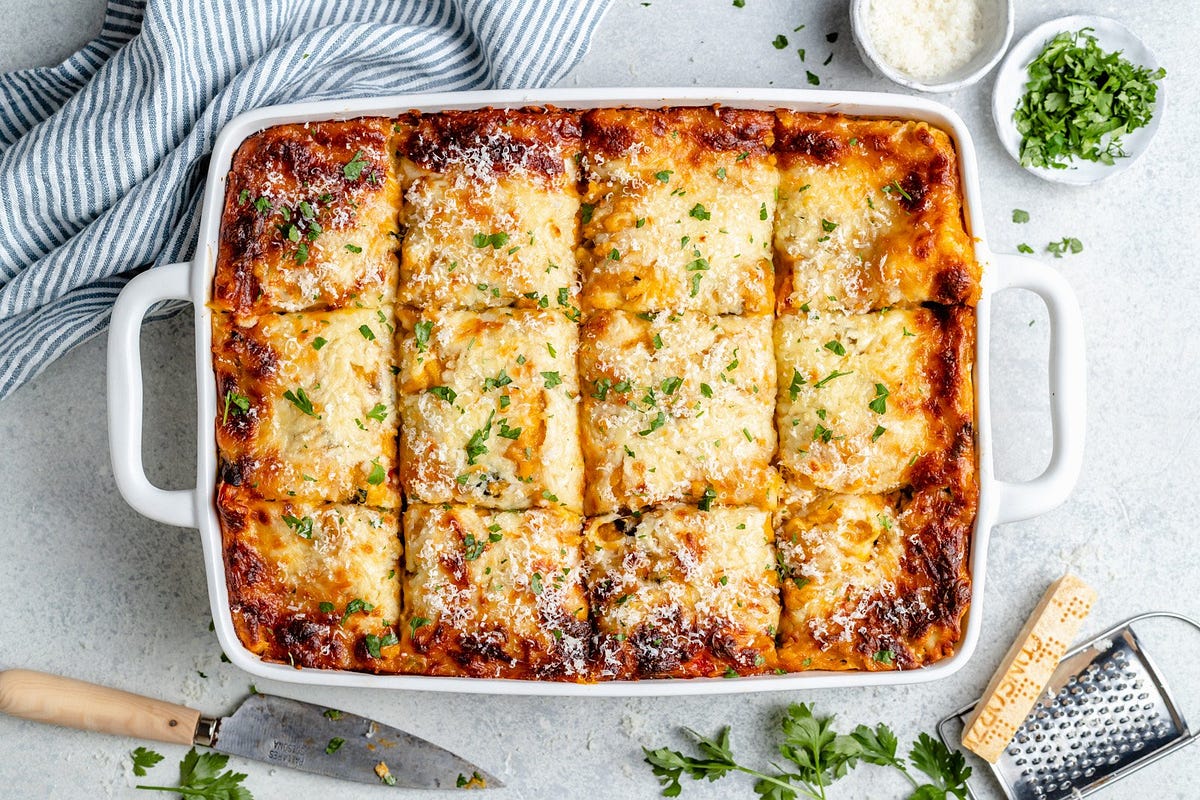 Roasted Vegetable Butternut Squash Lasagna | by Food the Foods | Medium