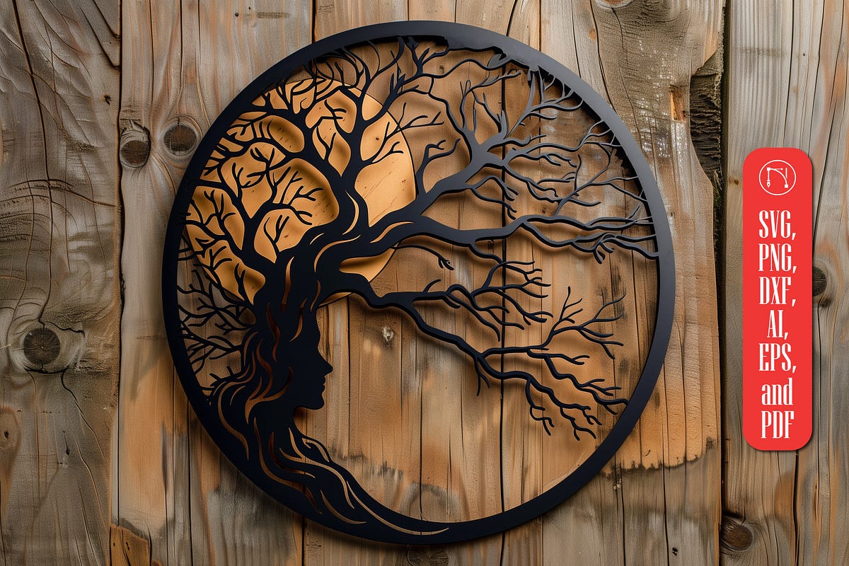 Mystical Moon Laser-cut Wall Decor | by Andytest | Mar, 2024 | Medium