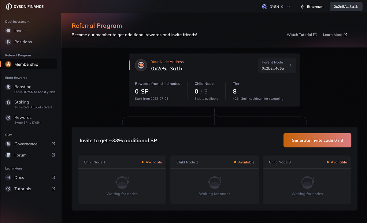[Tutorial] How to Join Dyson’s Invite-Only Referral Program and Be a Good Parent Node | by Dyson ...