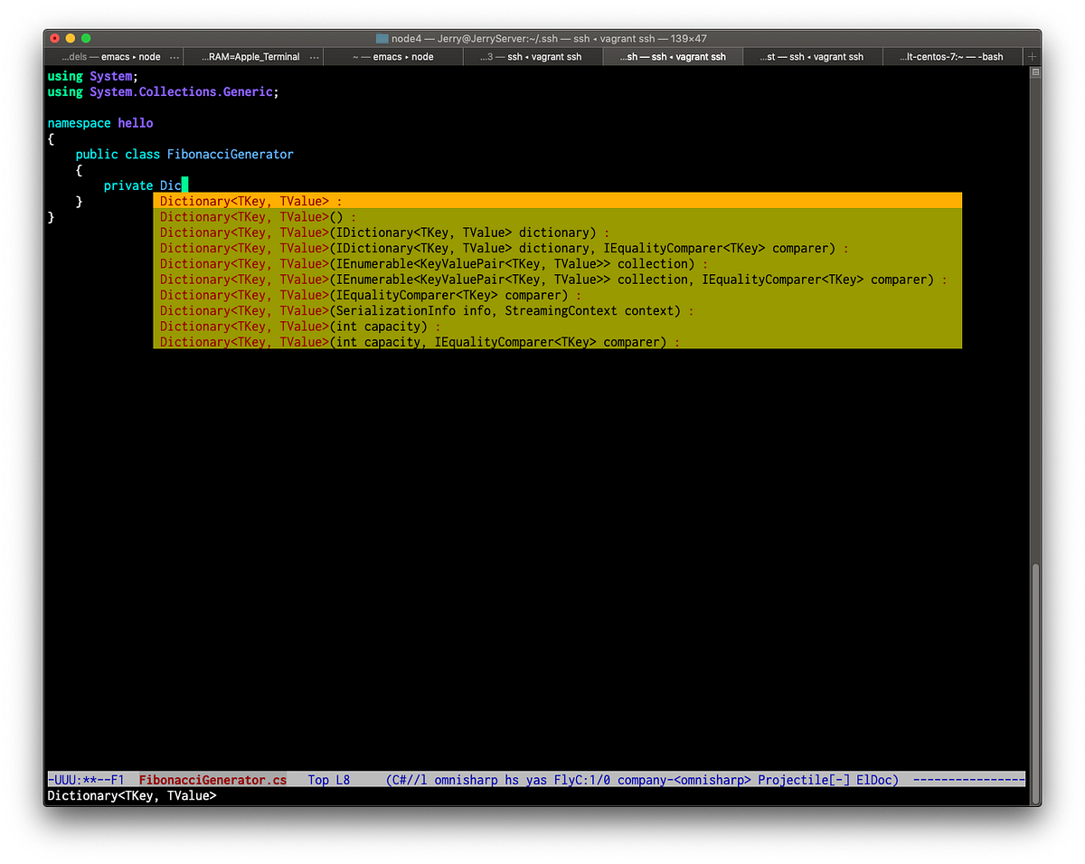 [Emacs-26] 用 Emacs 來寫 C# 實戰篇. Emacs 寫 C# | by Jerry Hsieh | Medium