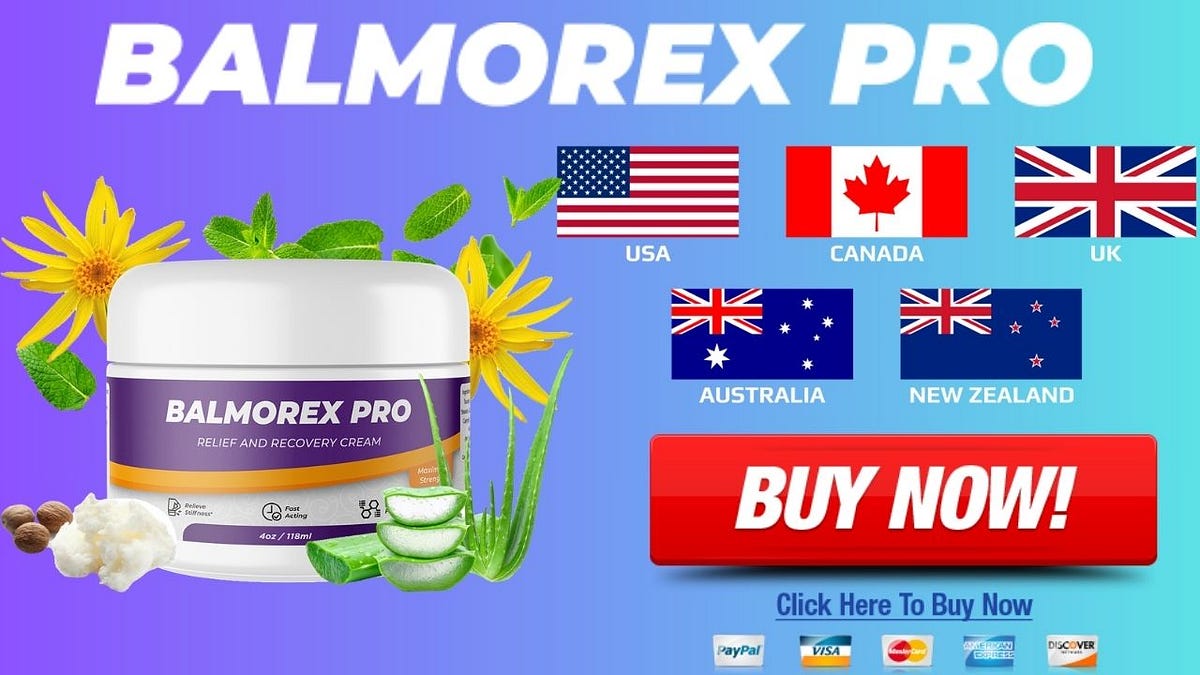 Balmorex Pro Joint Support Cream Benefits, Working, Price In USA, UK ...