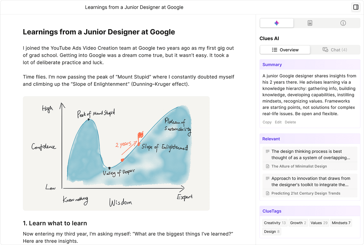How to actually use Allclues to manage your knowledge: Part 2 | by Allclues | Medium
