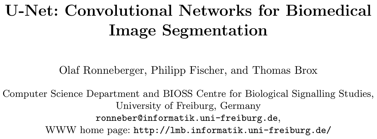 U-Net: Convolutional Networks for Biomedical Image Segmentation | by kaesaros | Medium