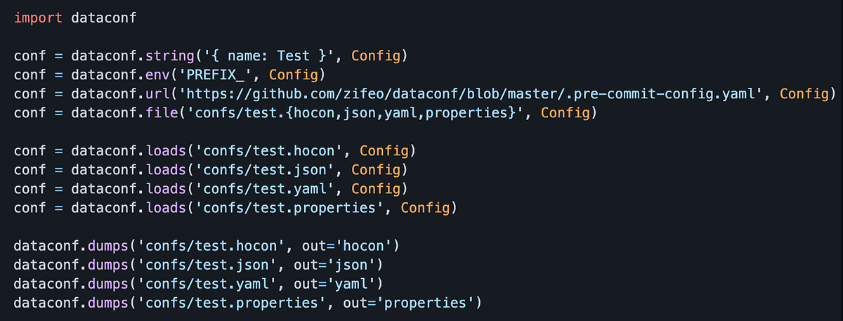 Configuration Files in Python using dataclasses | by Dustin Smith ...