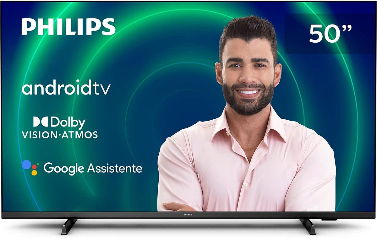 PHILIPS Android TV 50" 4K 50PUG7406/78, Google Assistant Built-in ...