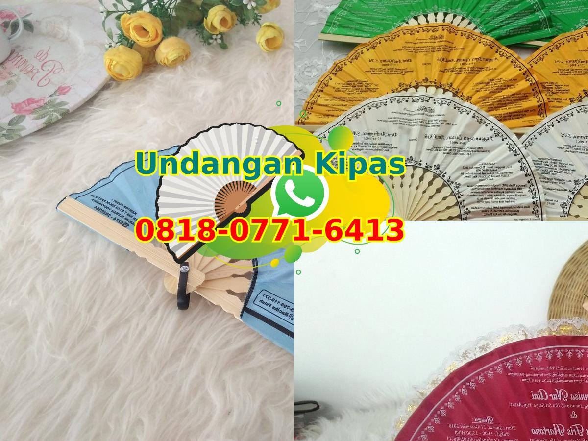 Undangan Nikah Kipas Unik 0818·0771·6413[wa] | by vendor jualgrosir ...