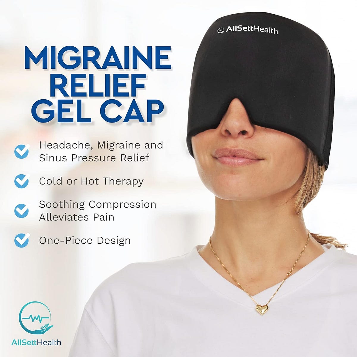 Migraine Relief Head Wrap — Natural Solution for Headaches & Migraines ...