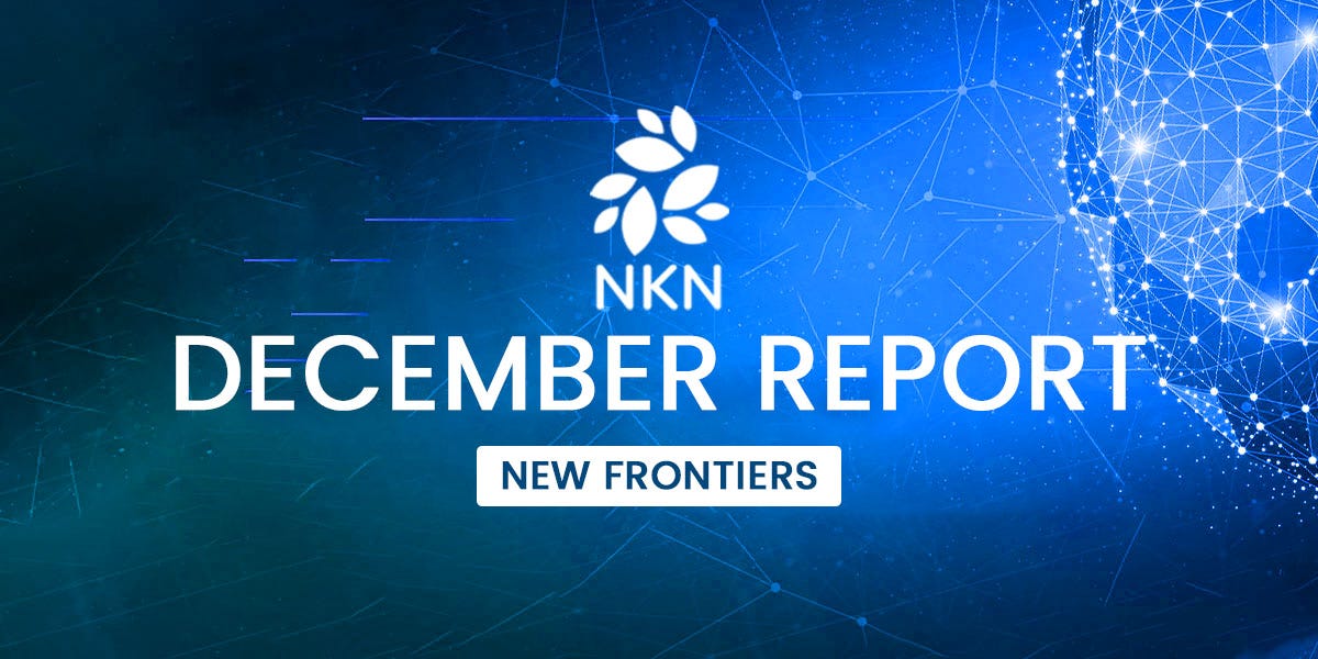 NKN Monthly Report: December 2022 | by NKN | #NKN | Medium