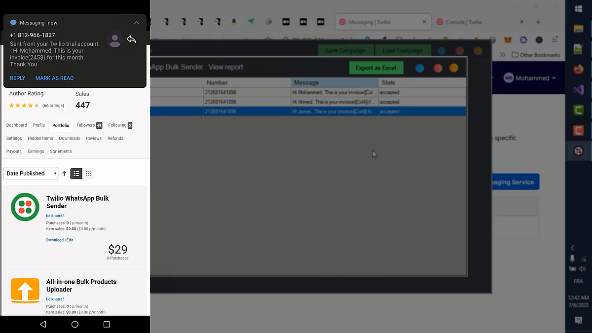 Twilio SMS Bulk Sender. Twilio is one of the best communication… | by BMS Utilities | Jul, 2023 ...