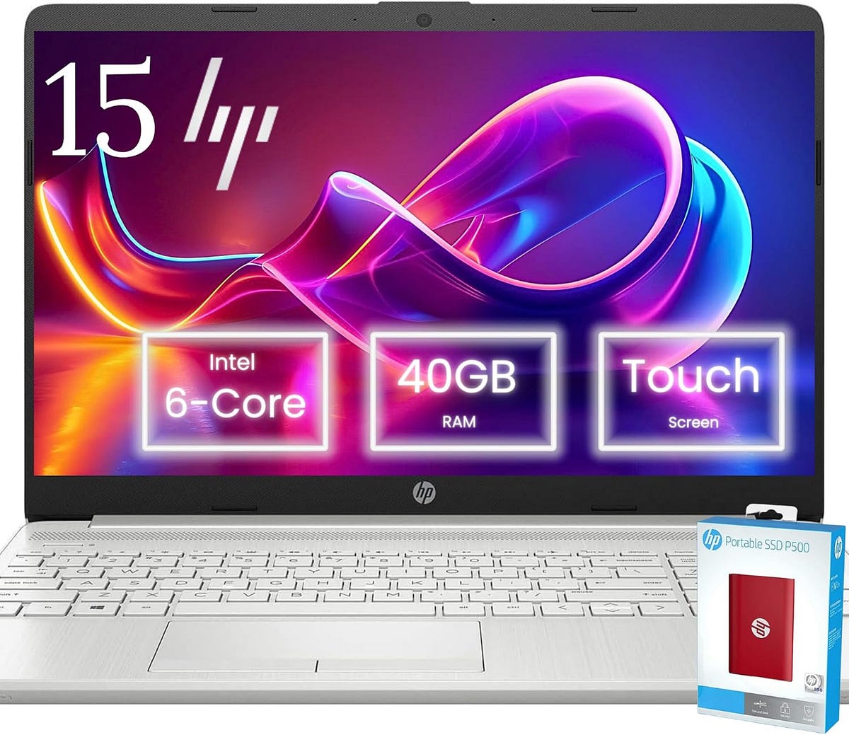 HP Newest Elite 15 TouchScreen Laptop with 40GB RAM, 1.2TB SSD(1TB ...