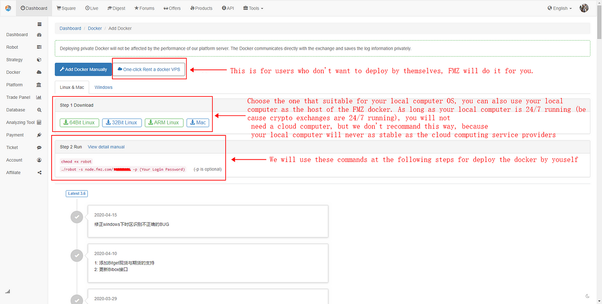 The Best Way To Install And Upgrade Fmz Docker On Linux Vps By Fmz Quant Medium 7799