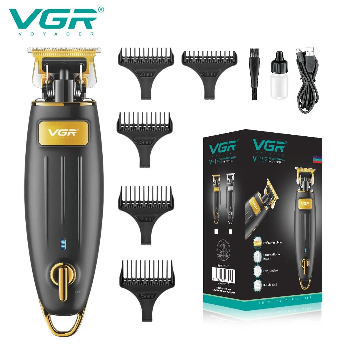 Big Deals! VGR Hair Clipper Rechargeable Hair Trimmer Cordless Hair ...