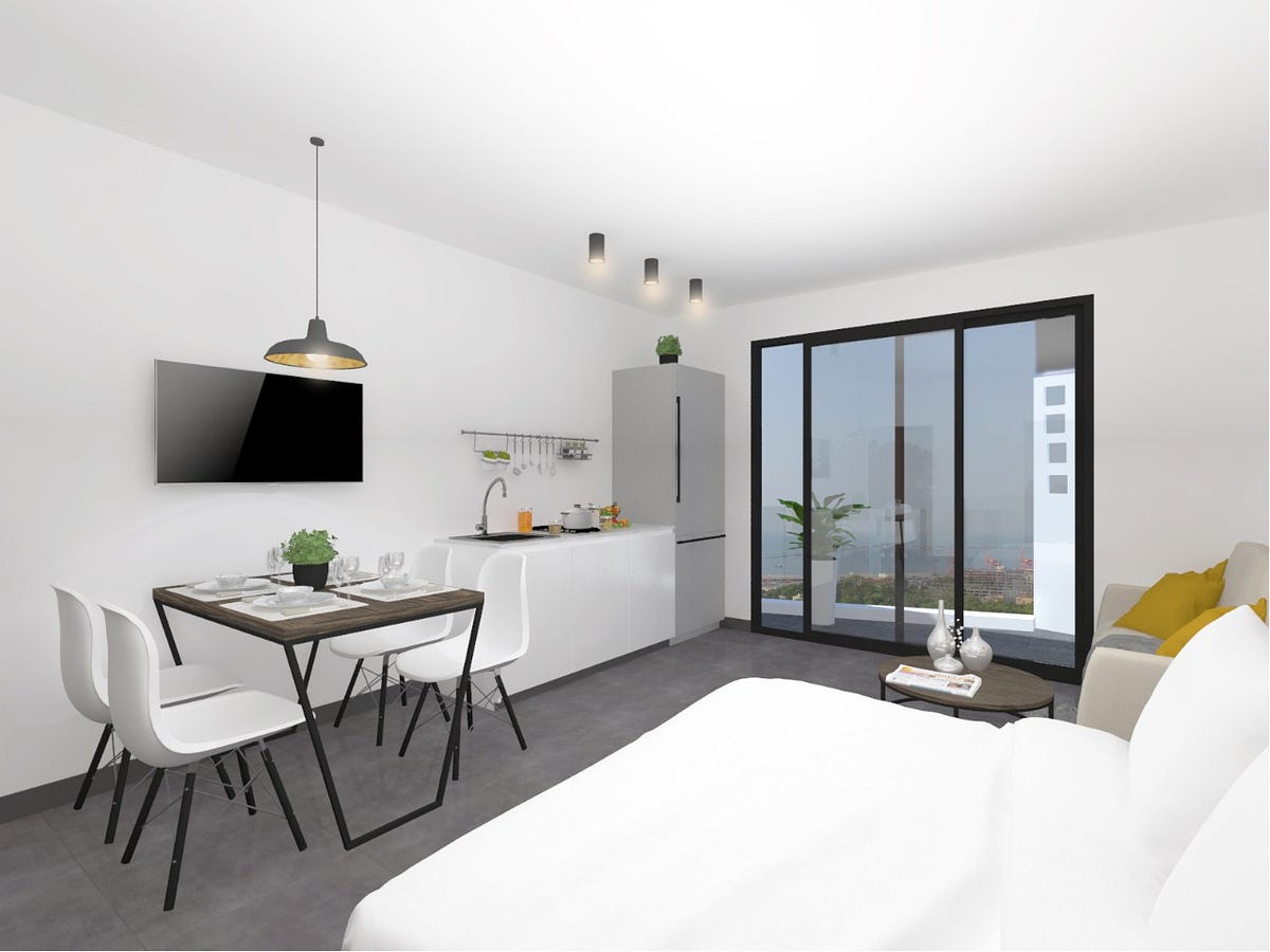 Sea-view studio condos for sale at Air Apartments in Sihanoukville ...