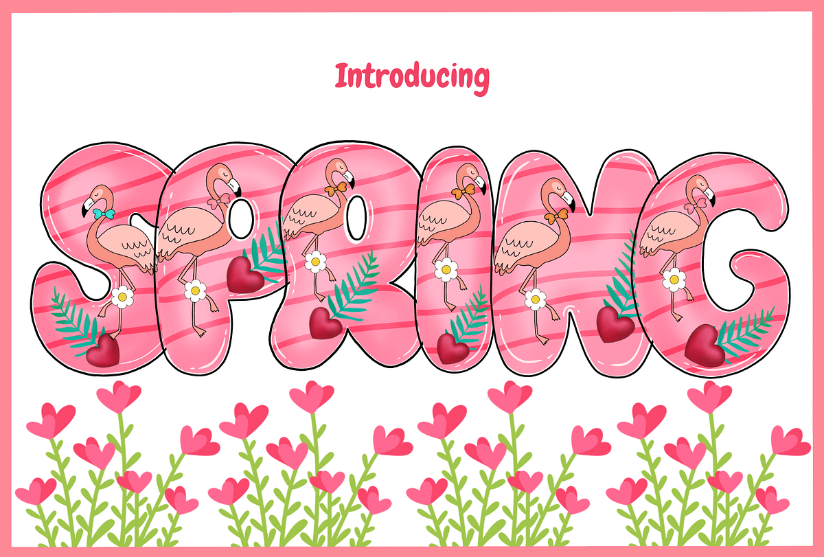 Spring Font - Isabellaink - Medium