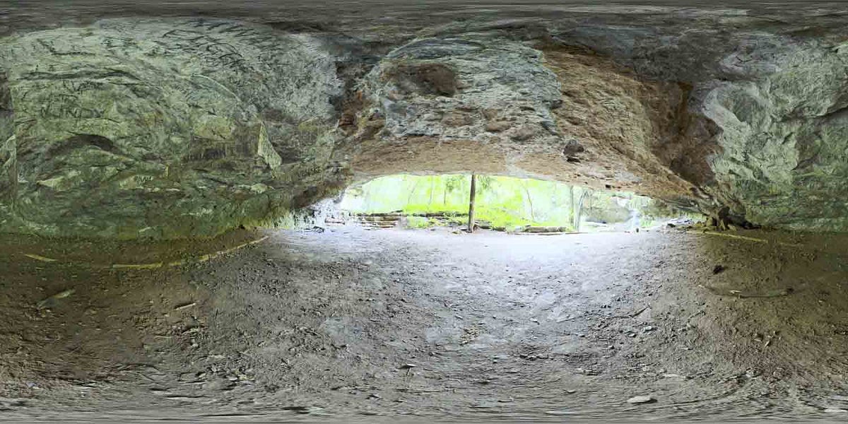 Hiker’s Cave HDRI - 3dheven - Medium