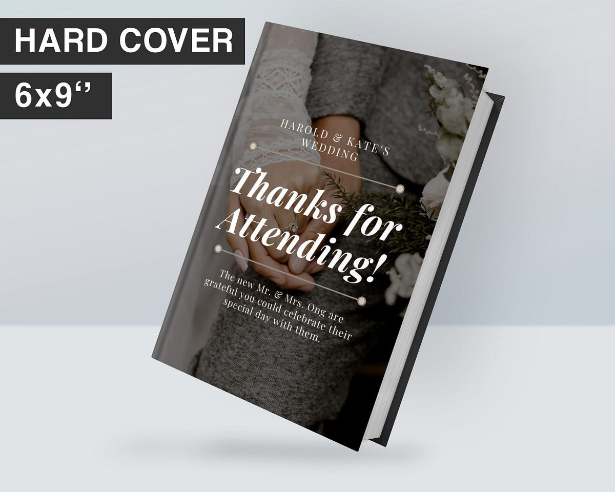 Wedding Hard Cover Canva kdp template Editable Cover, Canva KDP Book ...