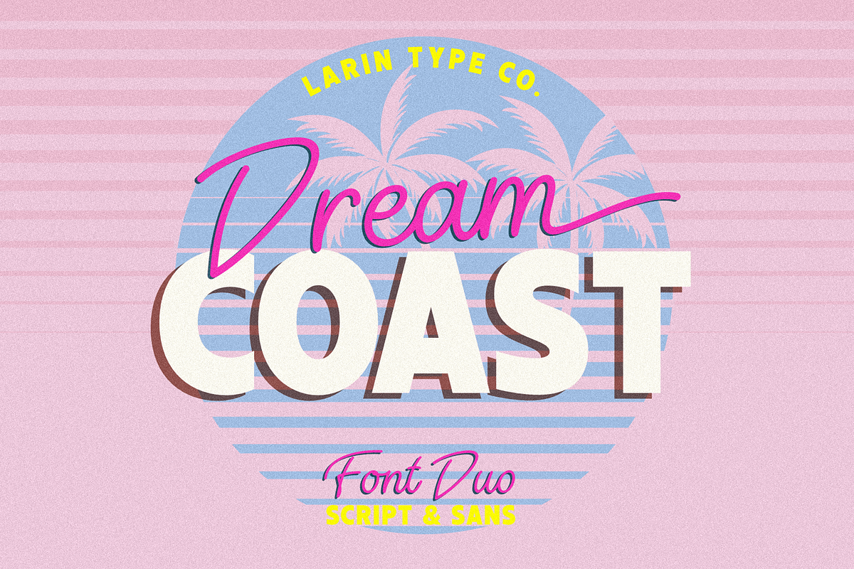 Dream Coast Font | by Neonpulse | Medium