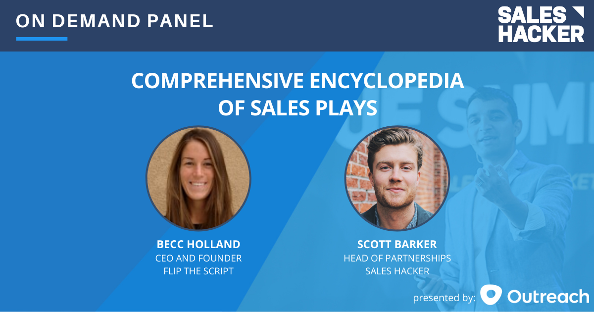 Comprehensive Encyclopedia of Sales Plays - Sales Hacker - Medium