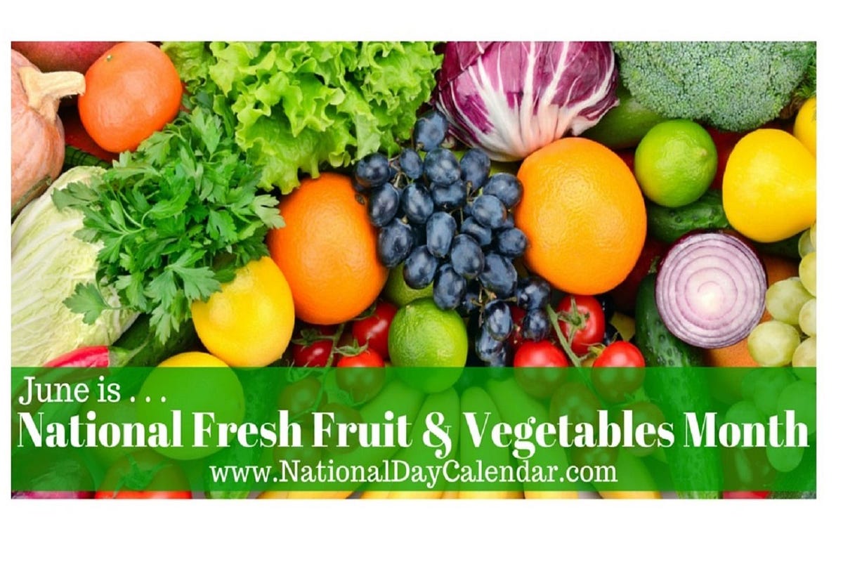 June is National Fruit & Vegetables Month! | by Toledo Library | Medium