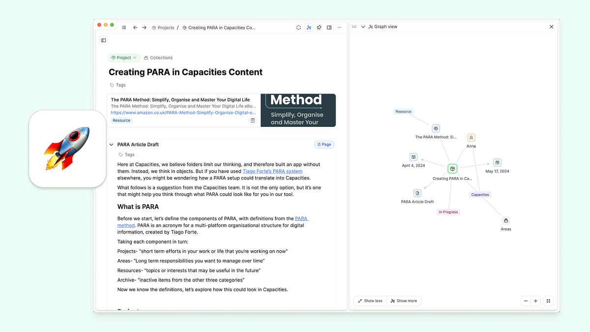 How to use PARA in Capacities. Applying this popular framework in… | by ...