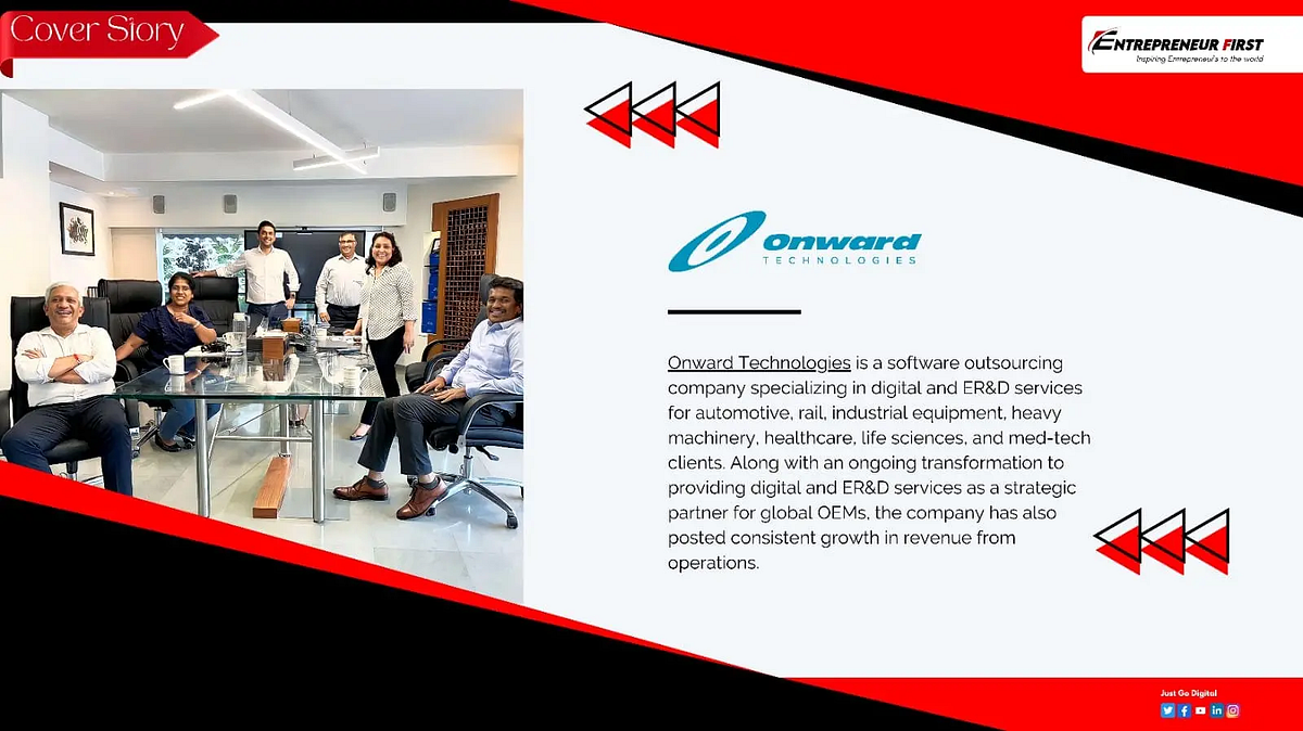 Onward Technologies: A Leading Digital And ER&D Services Company | by Entrepreneur First Media ...