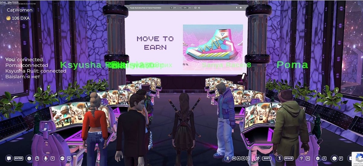 🌐 M2E presentation in the Dexart metaverse | by EZZY GAME | Nov, 2023 ...