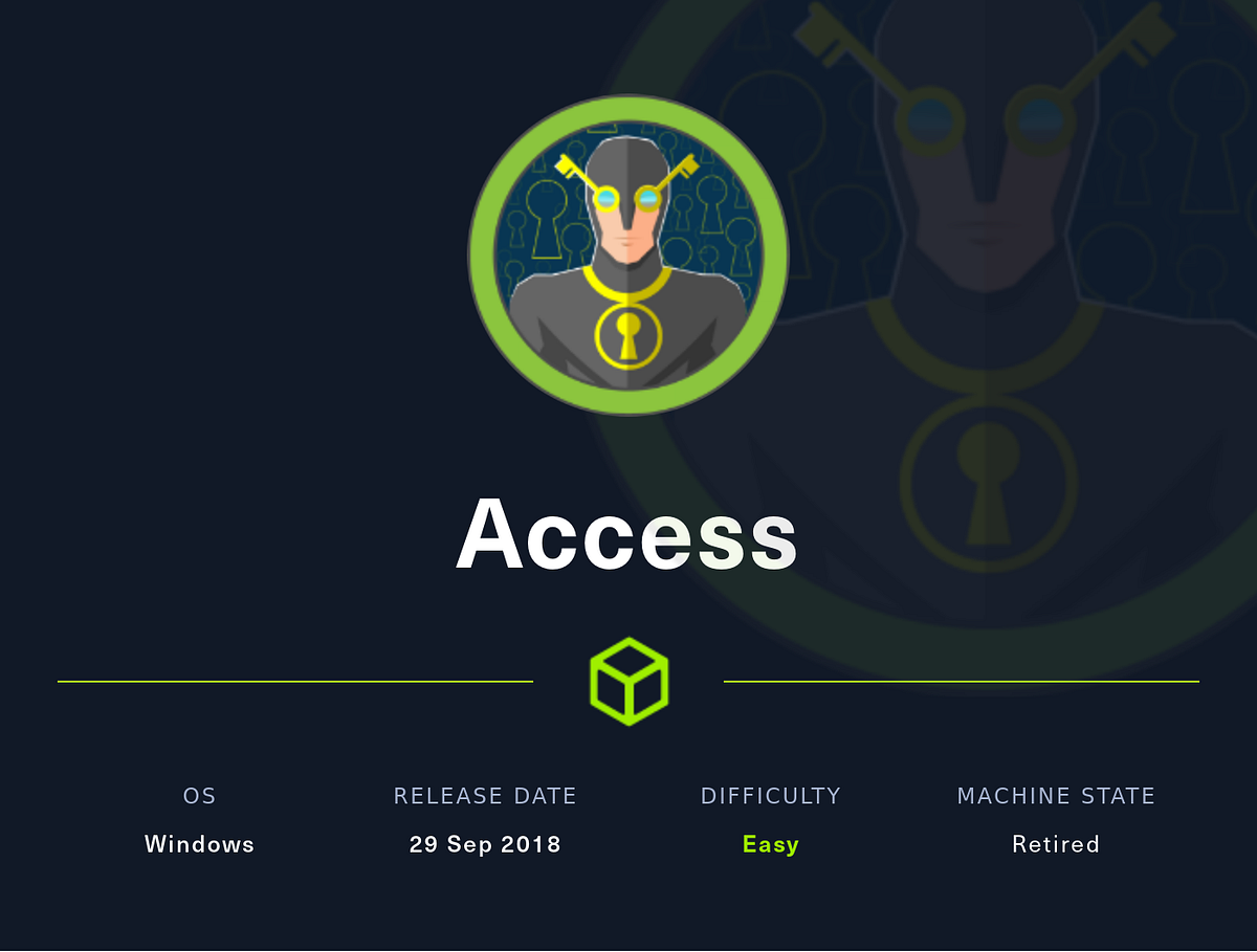 HTB — Access | 27/100. Hi! Today I’ll be showcasing the… | by Inching ...