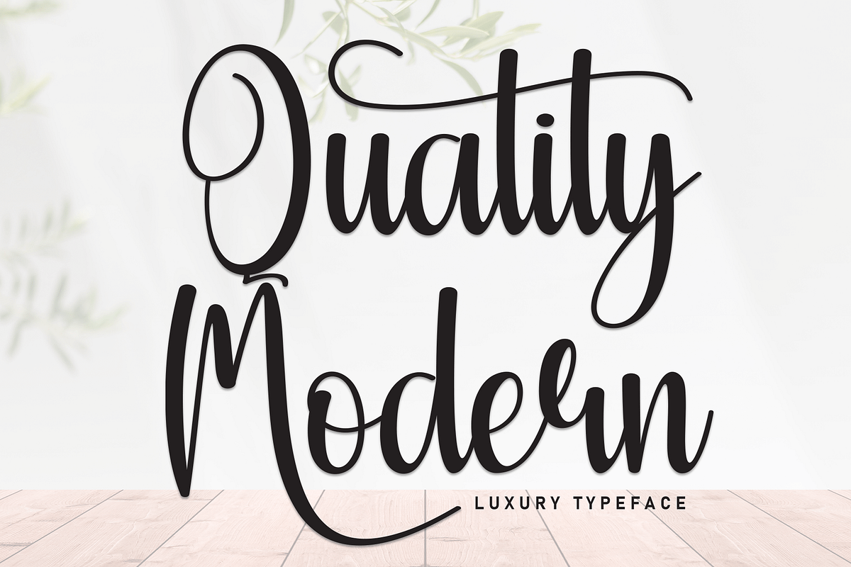 Quality Modern Font - Craftgenius - Medium