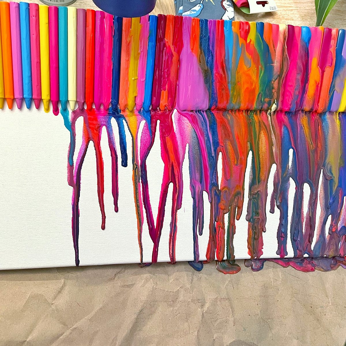 That Big Kid Ellen #97: Create melted crayon art | by Ellen Guthrie ...