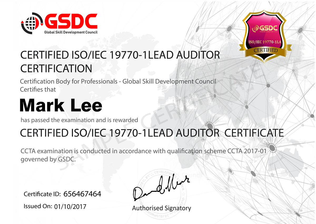 What is the most recognized ISO 19770 Lead Auditor Certification? | by ...