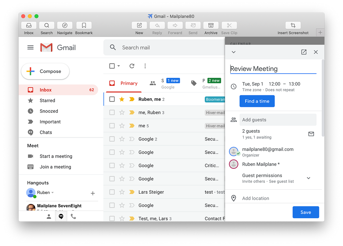 Edit Calendar events from Gmail. Edit Google Calendar events directly ...